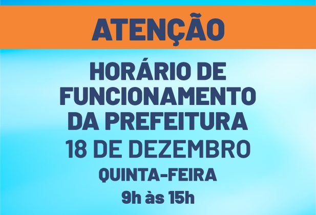 18/12 QUINTA-FEIRA | Prefeitura Municipal de Vespasiano
